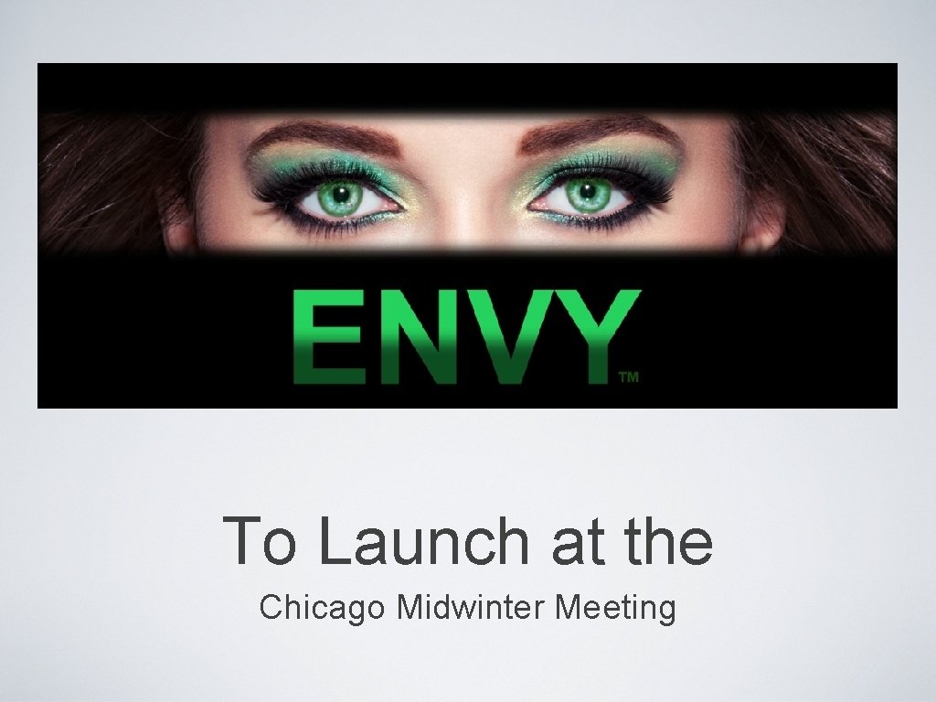 Introducing To Launch at the Chicago Midwinter Meeting