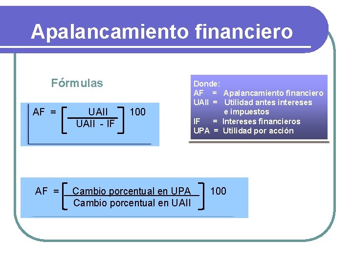 Curso de Administracin Financiera MCA Eva Leticia Amezcua