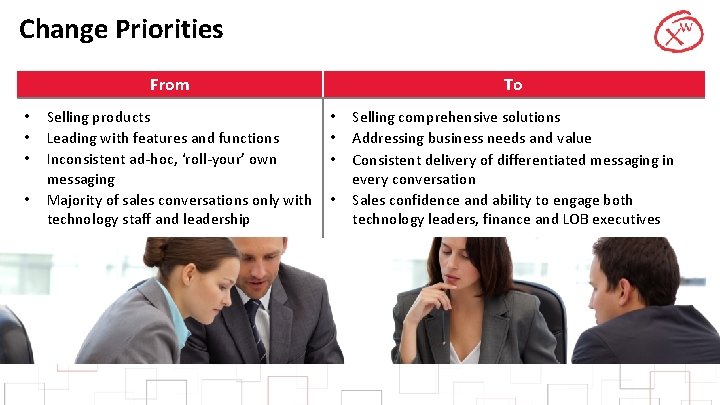 Sales Transformation Selling to the CSuite Why do