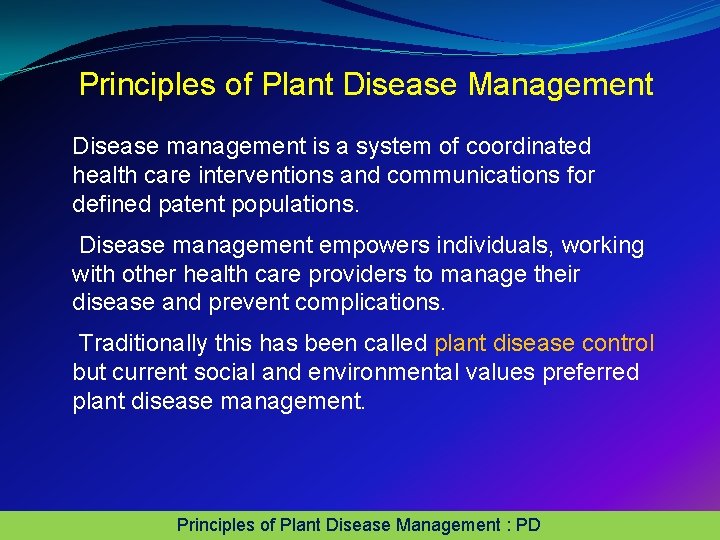 Principles of Plant Disease Management DR PRATIVA DEKA