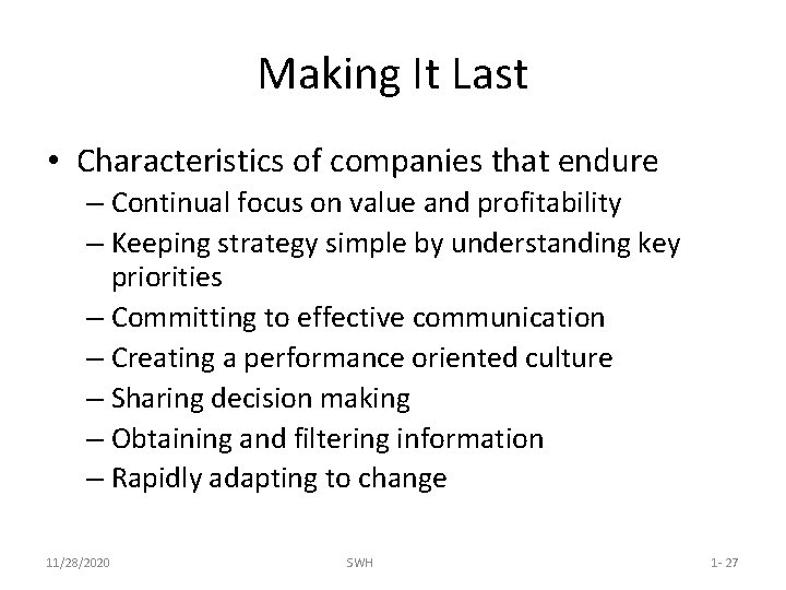Strategic Management 1 Why is strategic management important