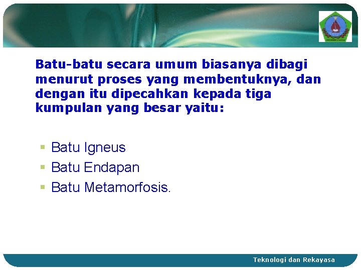 MENGIDENTIFIKASI ILMU BANGUNAN GEDUNG 1 Tujuan Pembelajaran 2