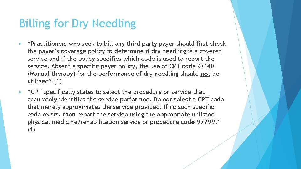 Dry Needling The treatment of myofascial trigger points