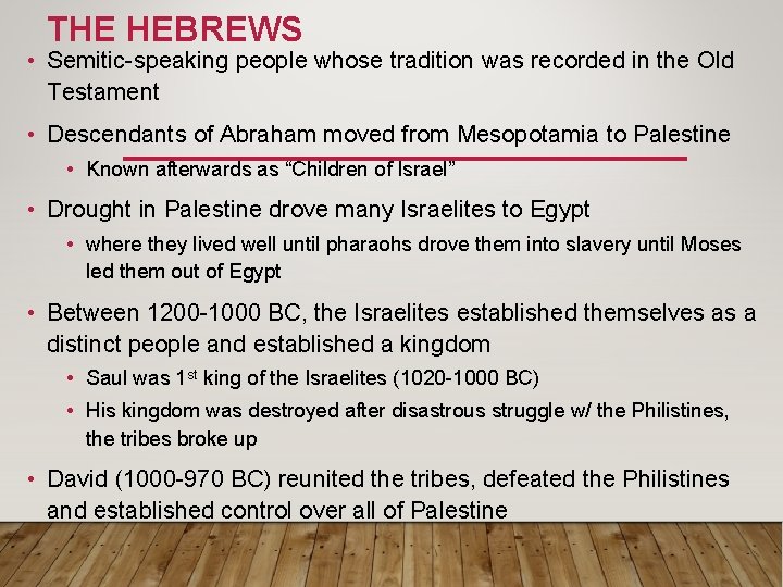 CHAPTER 2 ANCIENT NEAR EAST PEOPLES AND EMPIRES