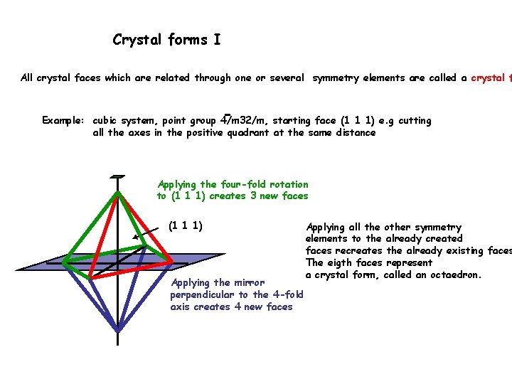 Crystal morphology I Free crystallizing solids will exhibit