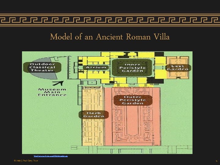 Architecture and Gardens at the Getty Villa Architecture