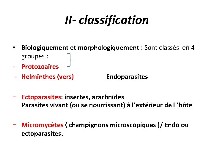 Introduction la parasitologie 18102015 Dr Amiour Intrt du