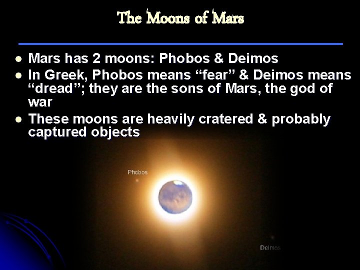 The Moons of Our Solar System How many