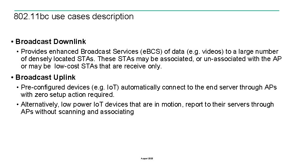IEEE 802 11 Overview and Amendments under development