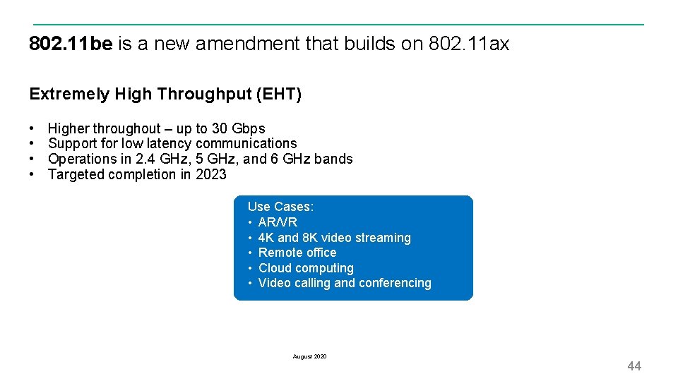 IEEE 802 11 Overview and Amendments under development