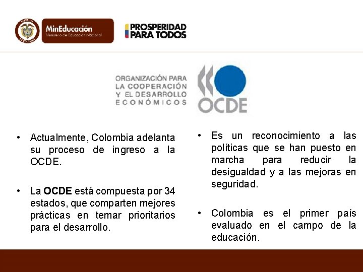 Ingreso de Colombia a la Organizacin para la