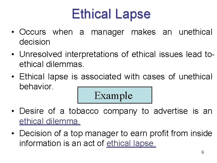 INTERNATIONAL MANAGEMENT Chapter 3 Ethics International Management 1