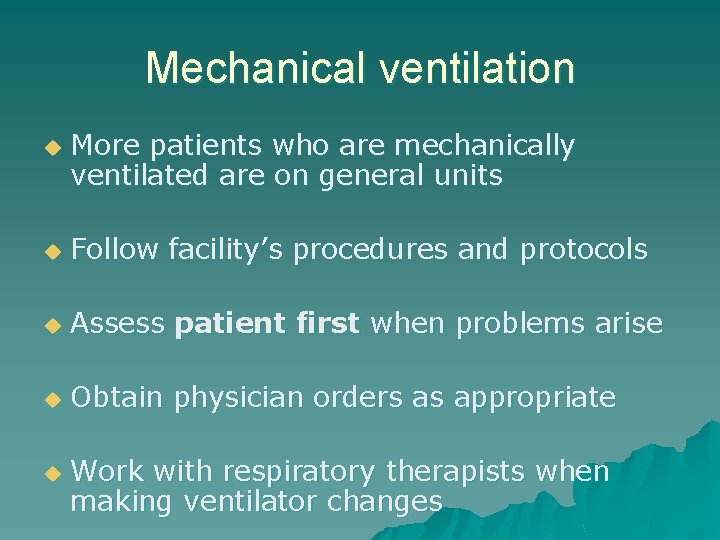 Building a Solid Understanding of Mechanical Ventilation By