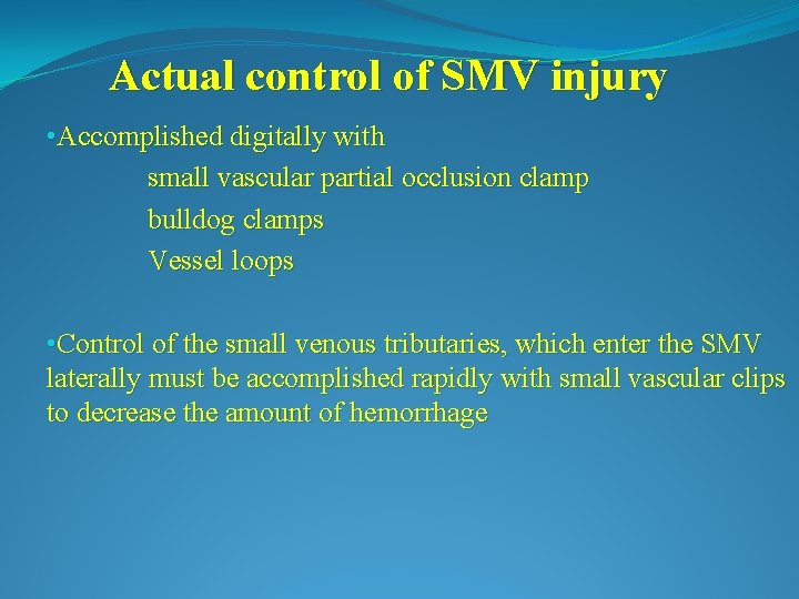 Portal Vein Injuries and SMV injuries Taichiro Tsunoyama
