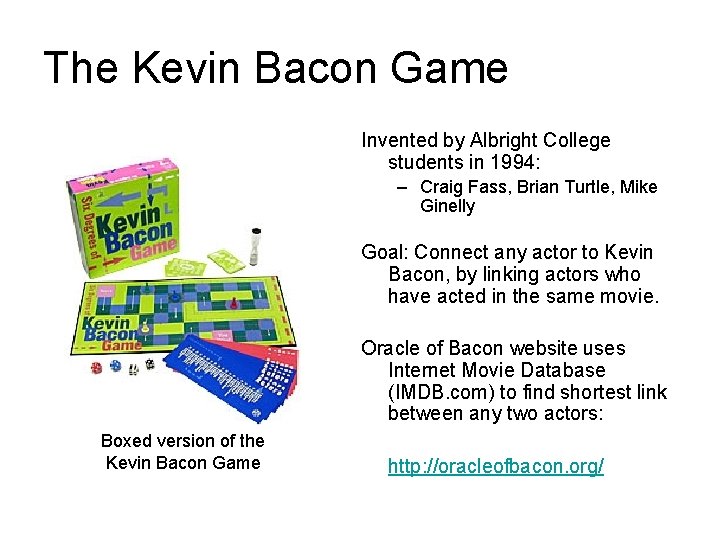 The Science of Social Networks ECECS 728 March