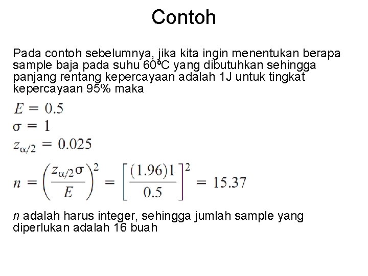 Rentang Kepercayaan Confidence Interval Kuliah Statistik Probabilitas ...