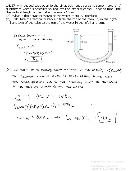 Physics 2 Chapter 14 problems Prepared by Vince