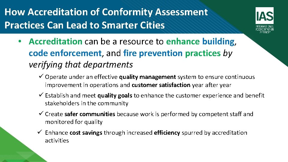 Conformity Assessment for Building Safety Enforcement in Smart