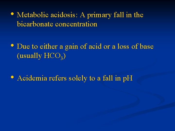 Bicarbonate Therapy in Severe Metabolic Acidosis Neil A