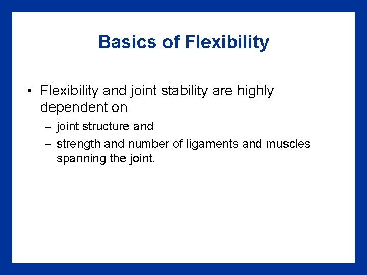 chapter 10 10 Assessing Flexibility Author name here