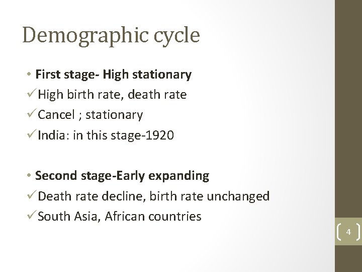 Demography and Family Planning Dr Pracheth R Assistant