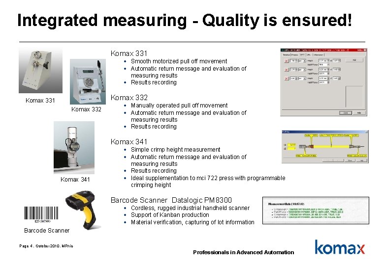 Crimping machines Gamma 333 PC 333 PCB Gamma