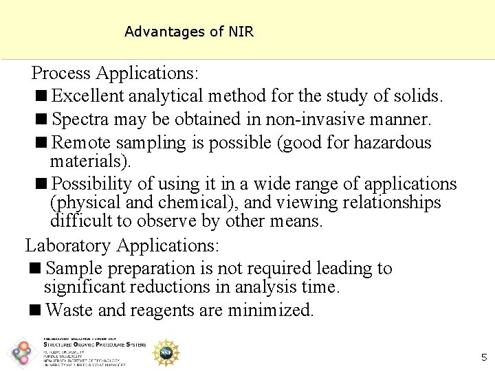 Vibrational Spectroscopy for Pharmaceutical Analysis Part IX Introduction