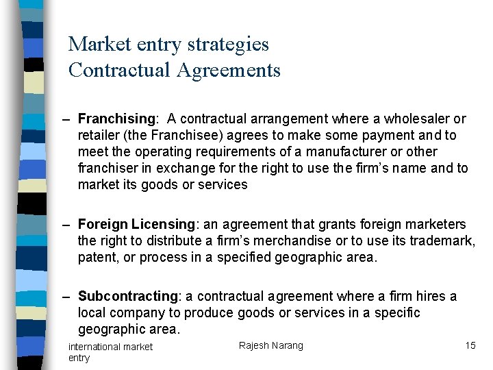INTERNATIONAL MARKETING RESEARCH TRADE DATA ANALYSIS MARKET ATTRACTIVENESS