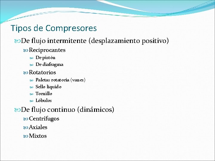 COMPRESORES DE AIRE Y BOMBAS DE VACO Ing