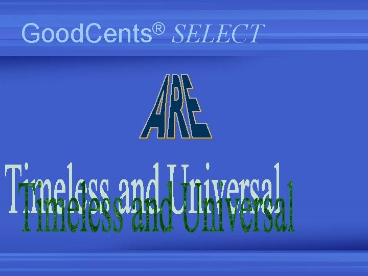 Good Cents SELECT Advanced Energy Management Program Gulf