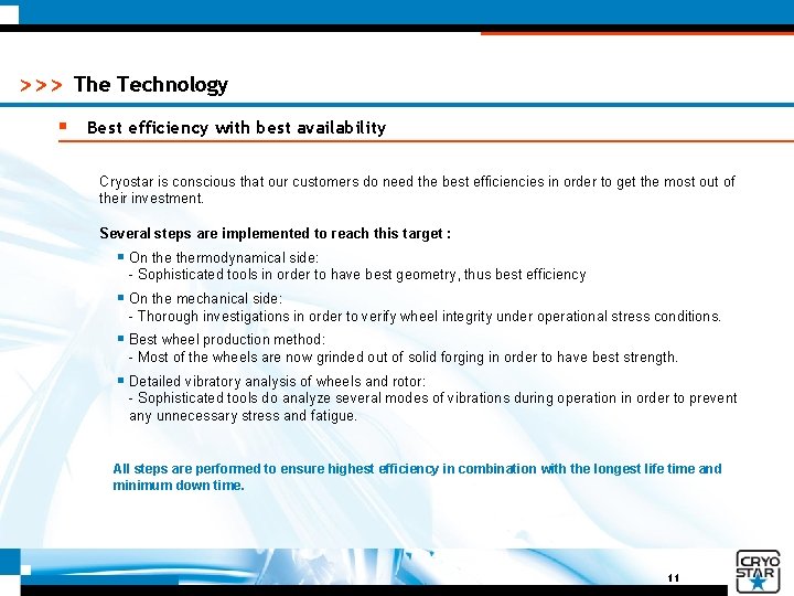 CRYOSTAR Expanders For Air Separation 1 History Capabilities