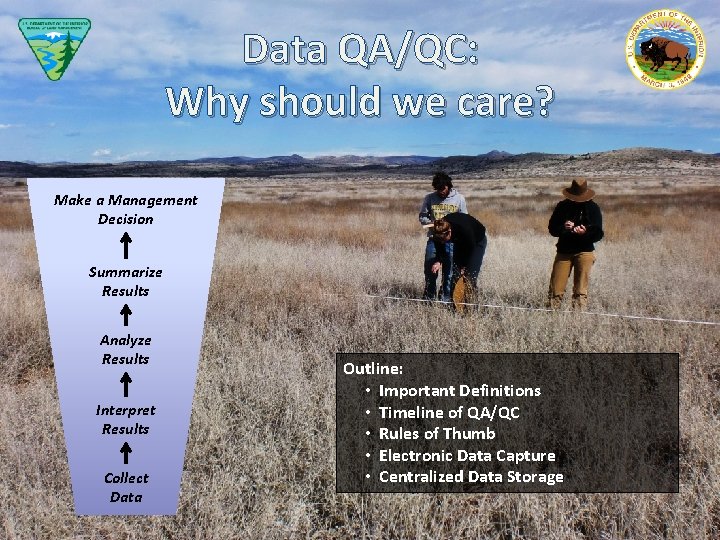 Data QAQC Why should we care Make a