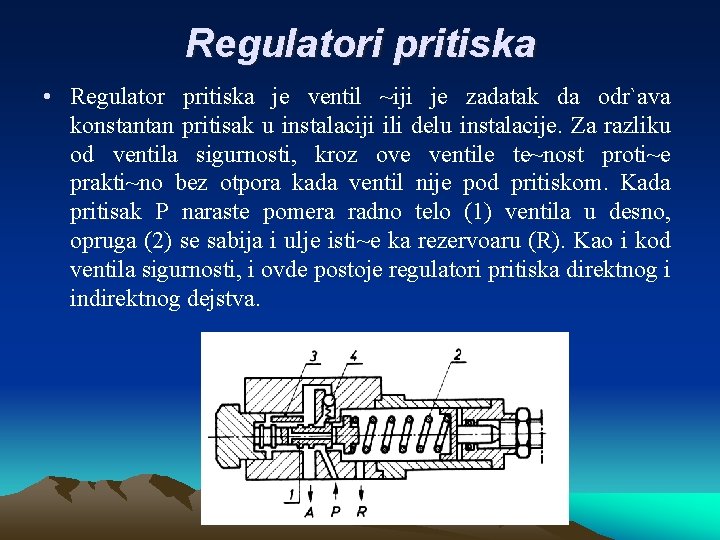 HIDRAULIKA Industrijska hidraulika predstavlja granu mainstva koja izuava