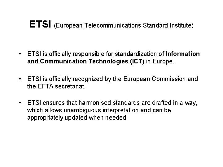 Radiosonde Transmitter Standardization in Europe Ilkka Ikonen Vaisala