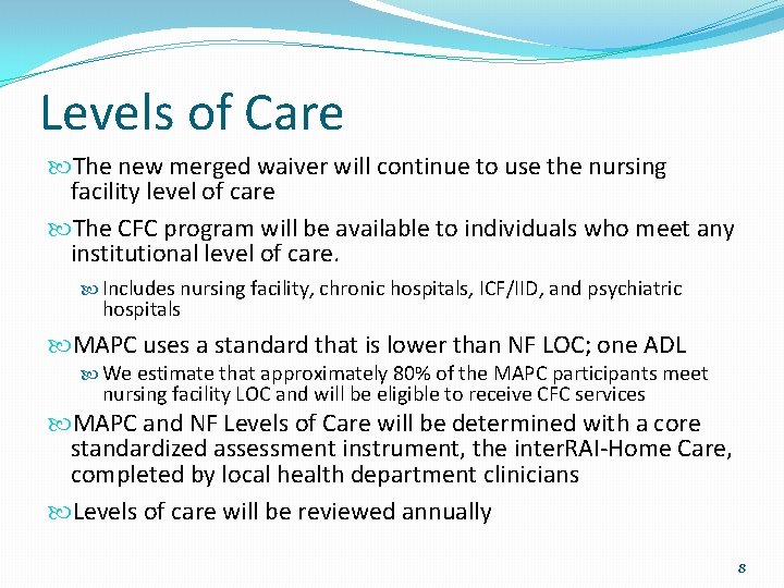 Community First Choice Maryland Department of Health and