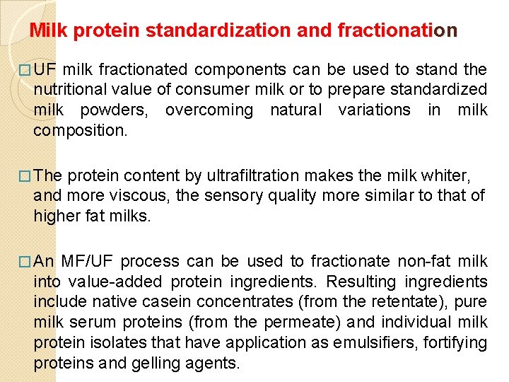 Application of Membrane Filtration in Utilization of Whey