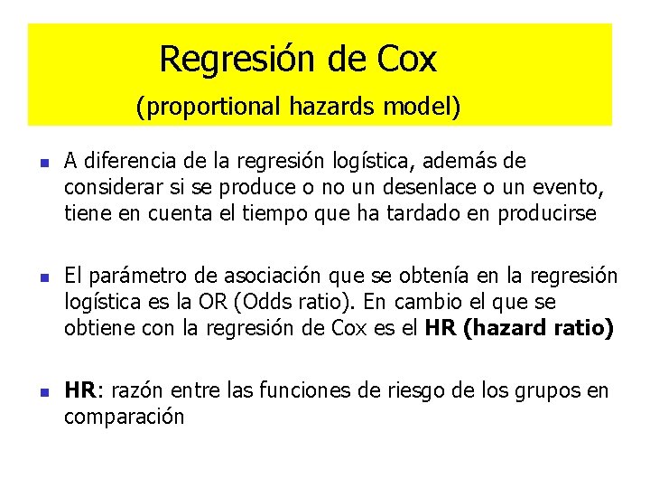 ANALISIS DE SUPERVIVENCIA Jordi Gins Servicio de Farmacia