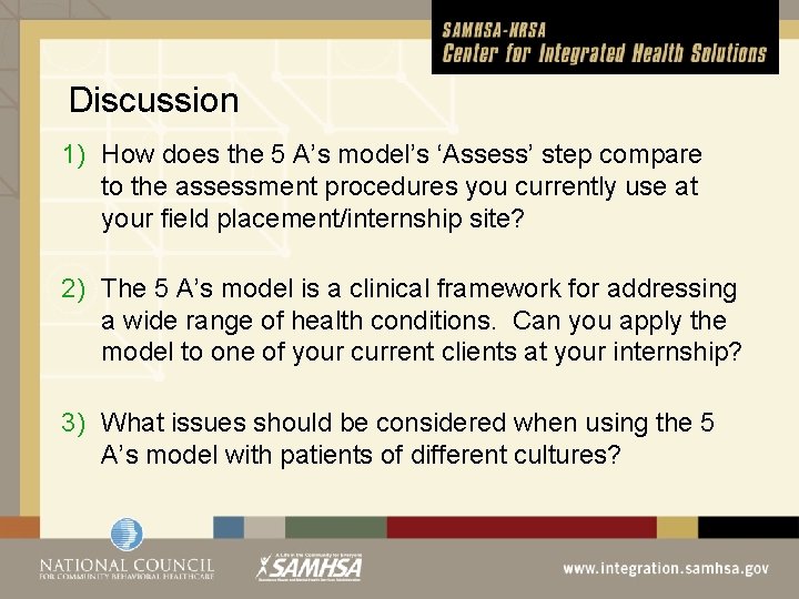 Addressing Common Behavioral Health Problems in Primary Care