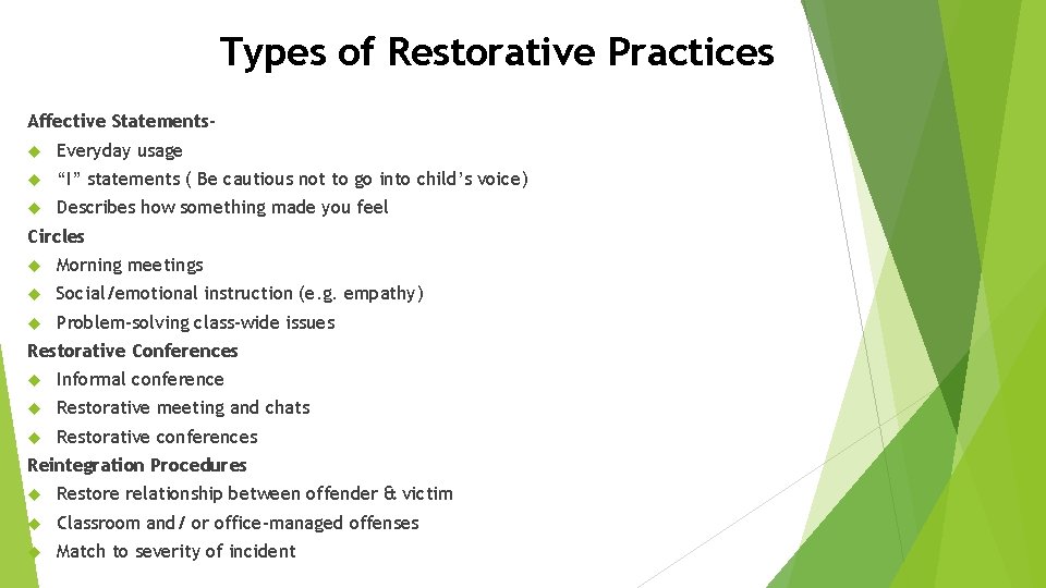 Using Restorative Practice and Mindfulness to Build Relationships