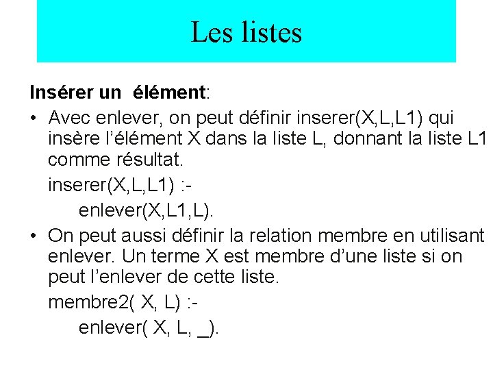 Outils pour la programmation logique par contraintes Cours
