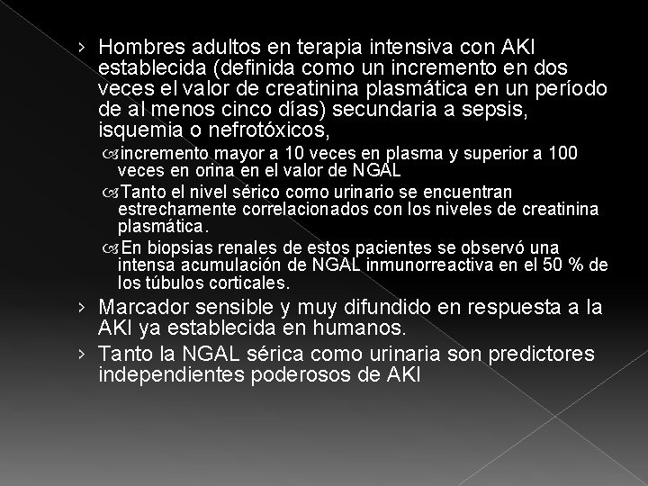 Injuria Renal Aguda Concepto y Criterios RIFLE AKIN