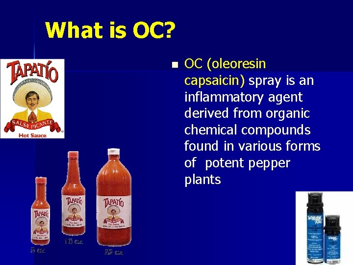 SABRE O C Pepper Spray Student Program Presented