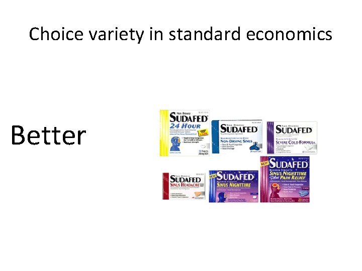 The paradox of choice Too many good options