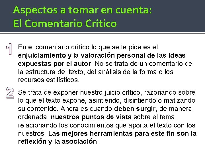 Pautas para la elaboracin de un resumen crtico