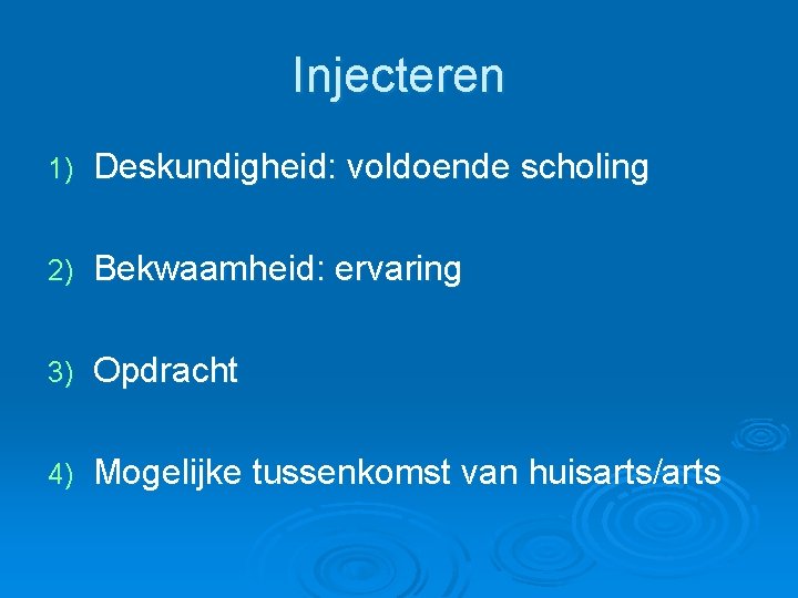 Intramusculair injecteren Injecteren parenteraal toedienen medicijnen ...