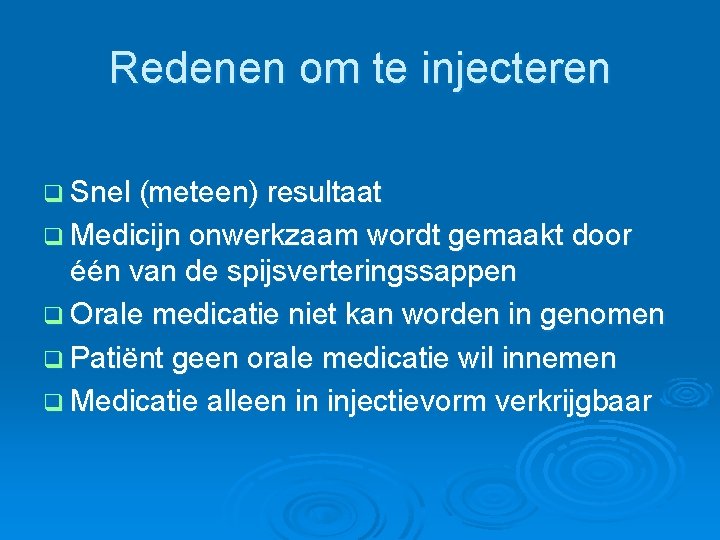 Intramusculair injecteren Injecteren parenteraal toedienen medicijnen ...