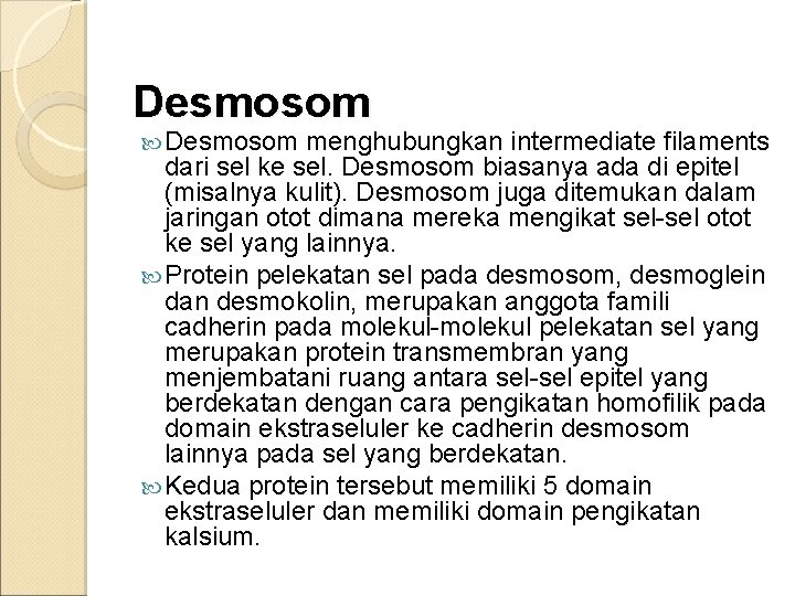 Hubungan antar sel Pertautan Antar Sel Cell junctions
