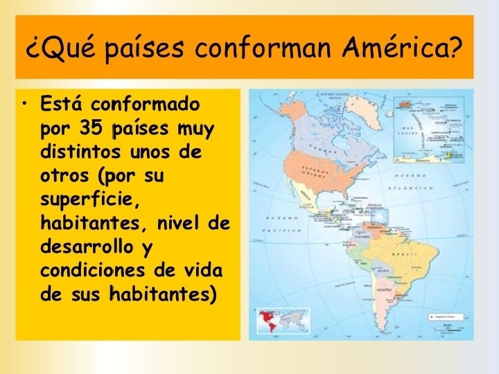 Amrica cultural Amrica Anglosajona Latinoamrica Regiones Fsico Geogrficas