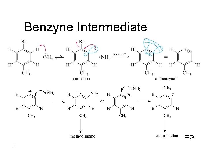 Benzyne Mechanism Reactant is halobenzene with no electronwithdrawing
