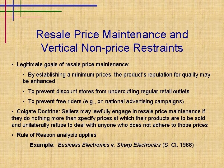 10 Antitrust LawRestraints of Trade Mc GrawHillIrwin 2007